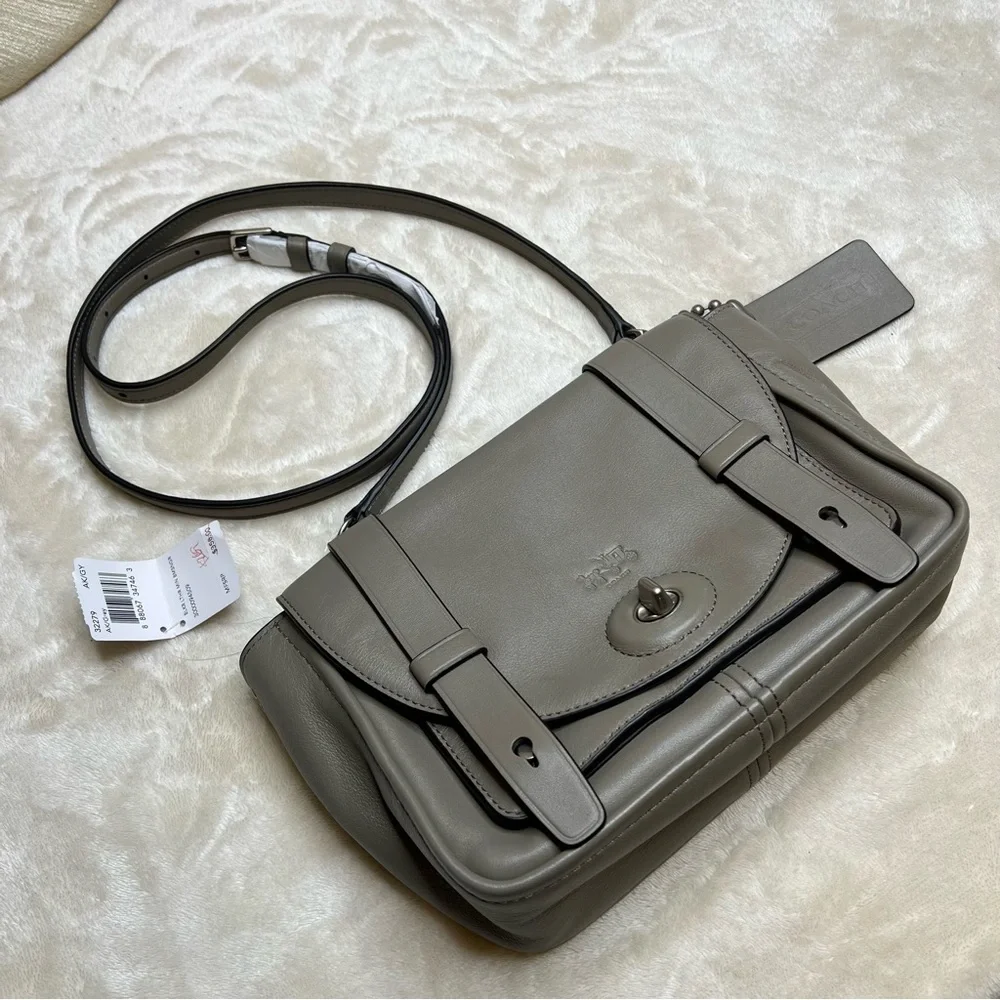 Coach | Bags | Coach Bleecker Leather Mini Brooklyn Messenger Bag 32279 ...